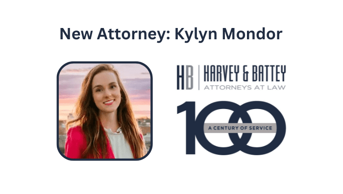 Welcome Attorney Kylyn Mondor to Harvey & Battey Law Firm